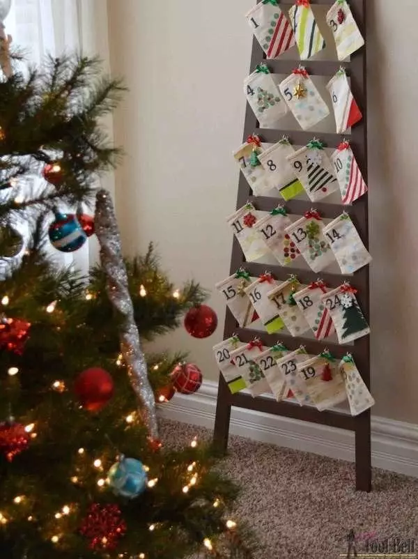 Ladder DIY Advent Calendar