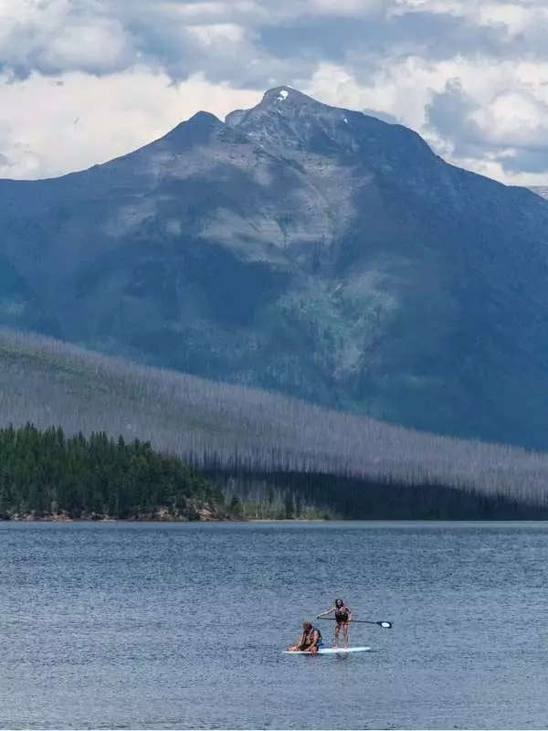 Glacier National Park paddle paddle