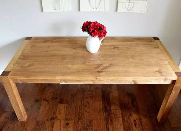 Nowoczesny stół do jadalni DIY