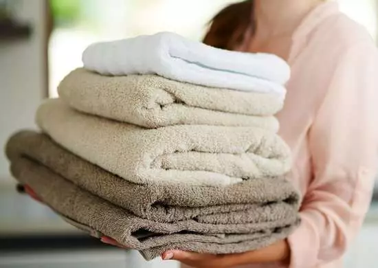 Torka inte handdukar med sköljmedel