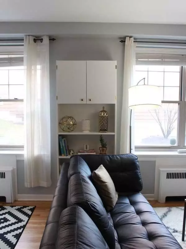 IKEA Shelves Hack Air Conditioner Cover