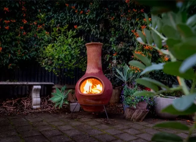 ideas de chimeneas al aire libre