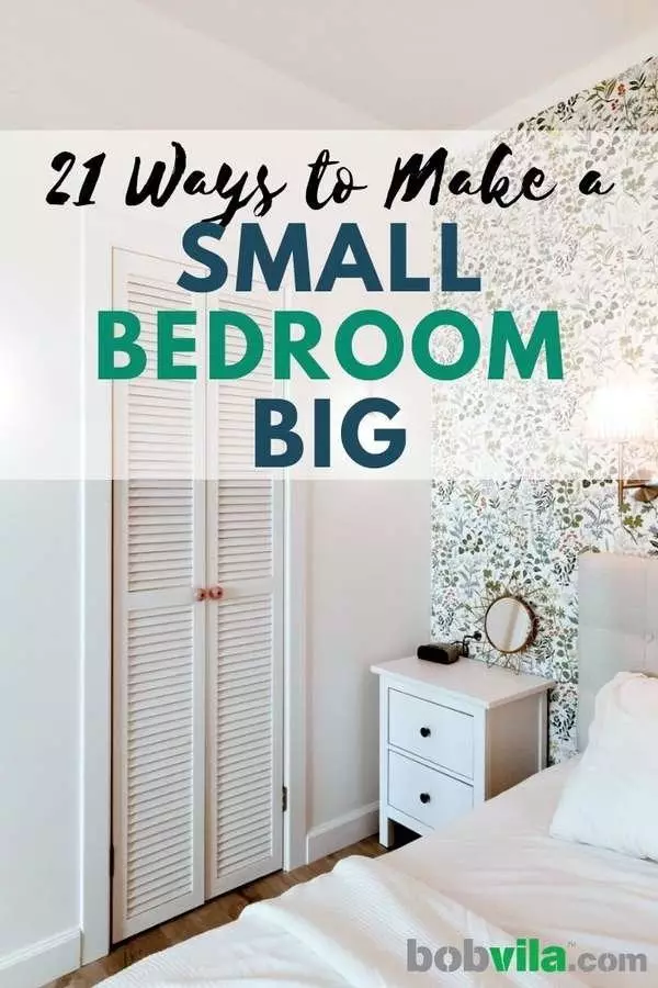 एउटा सानो बेडरूम को लागी 21 विचारहरु