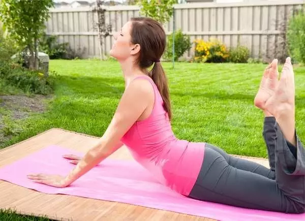 backyard yoga