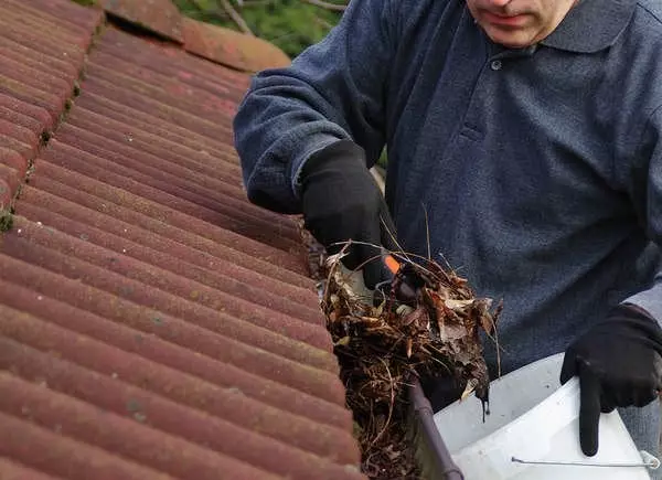 Rain Gutters Spring Clean Outside