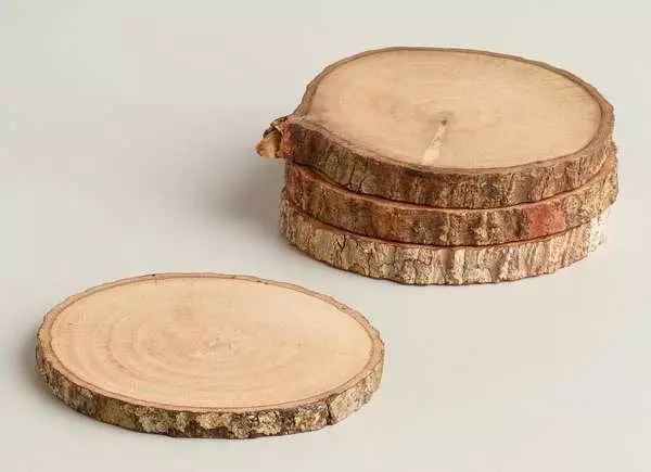תחתיות פרוסות עץ