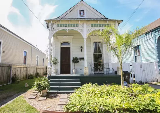 White Shotgun House