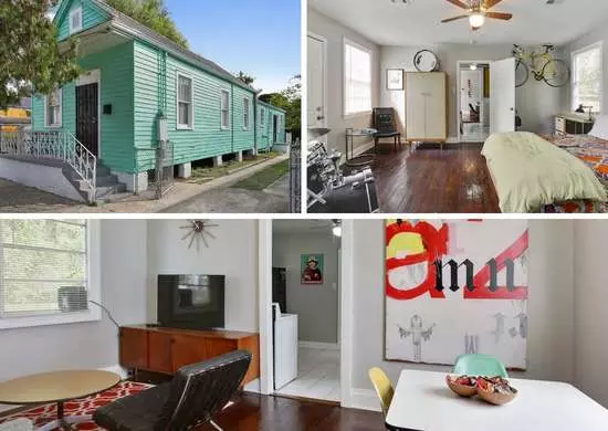 Sea Green Shotgun House