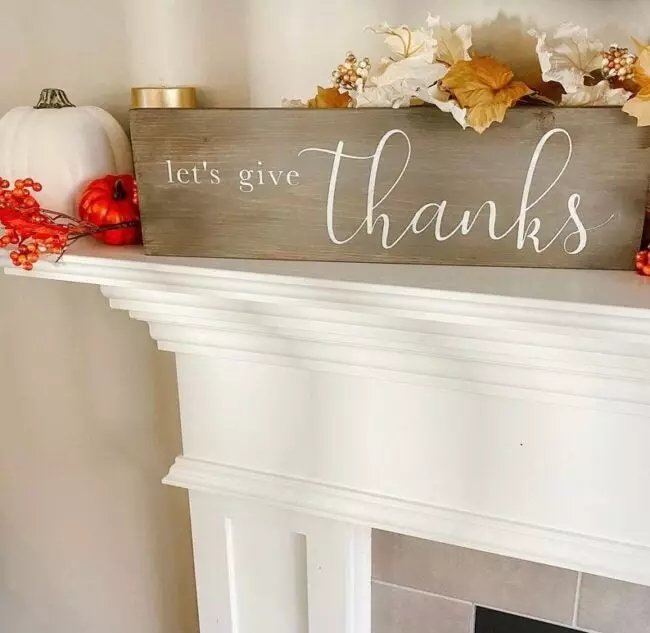 DIY Thanksgiving Dekorasyon