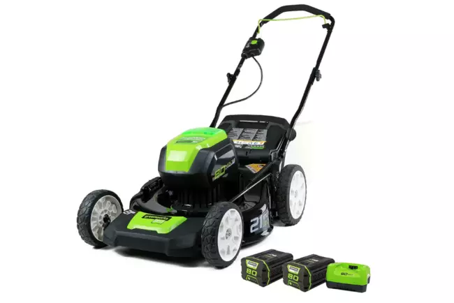bv-shop-electric-Mower تاللانما: Greenworks Pro Brushless Cordless Lawn Mower