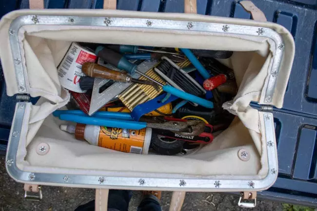 Чанта за инструменти Klein Много място за съхранение