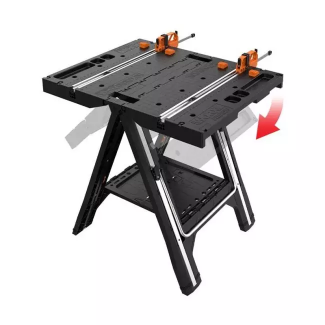 အကောင်းဆုံး Workbench ရွေးချယ်မှု- Worx Pegasus Table နှင့် Sawhorse