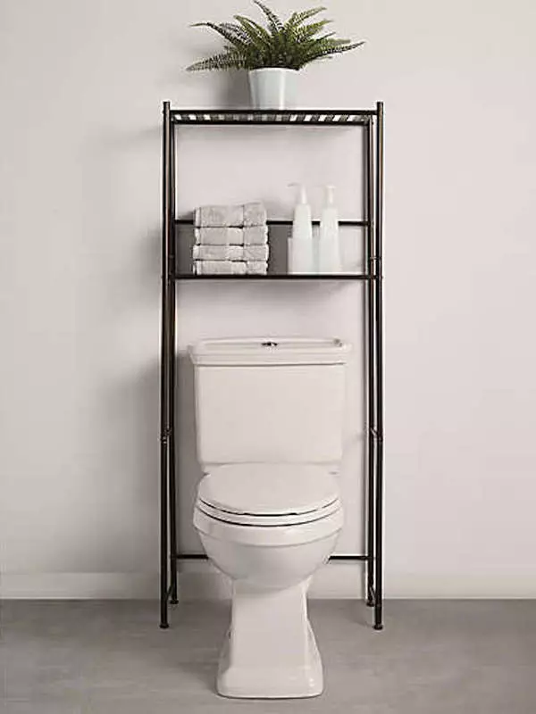 Simply Essential Bathroom Space-Saver rúmbaðkar fyrir utan