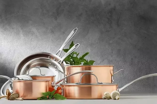 Ny safidy tsara indrindra amin'ny Cookware Copper