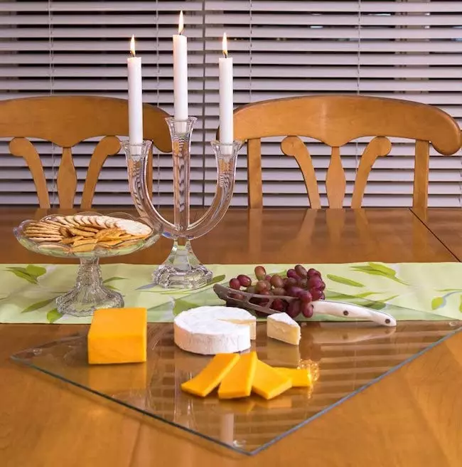 glass cutting board nga cheese board