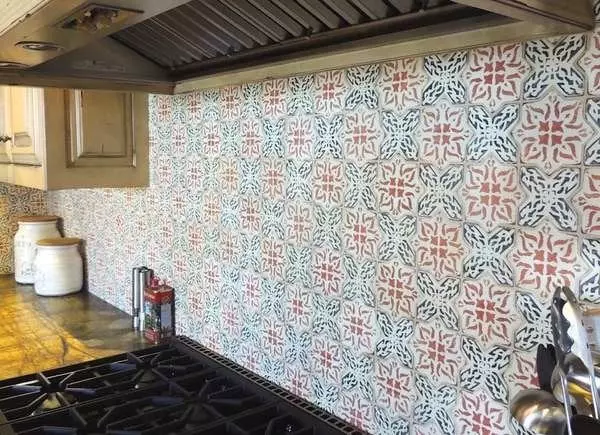 Backsplash de cuina de rajola