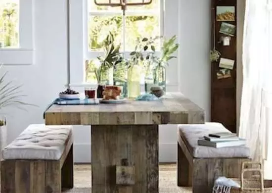 Table de ferme en bois