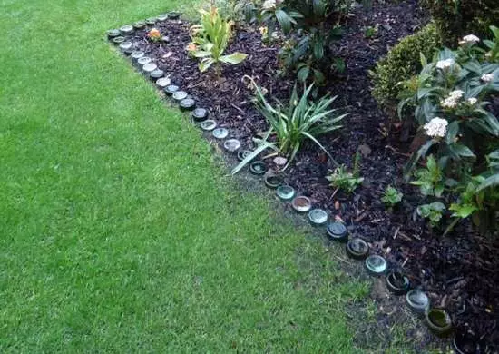 DIY Trädgårdskant